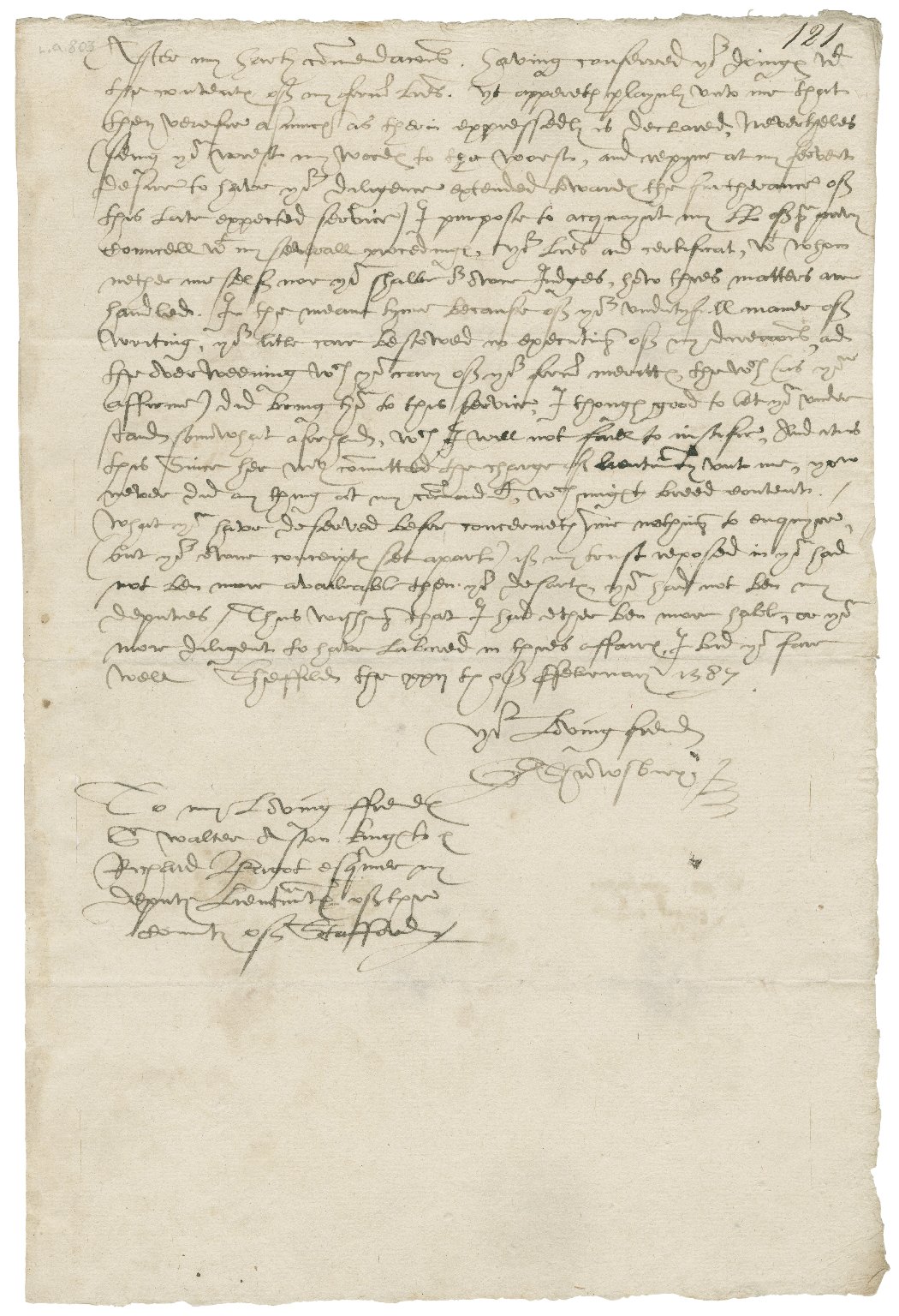 Old English Letter Closing